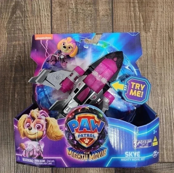 Nickelodeon | Toys | Paw Patrol The Mighty Movie Mighty Pups Jet With ...